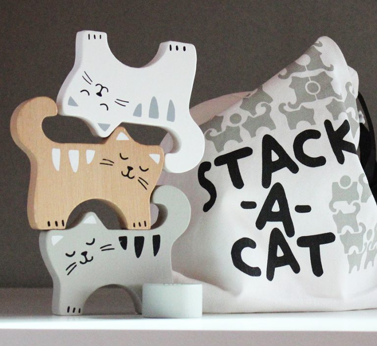 Stack-a-Cats - zooModern Handmade Playful Objects